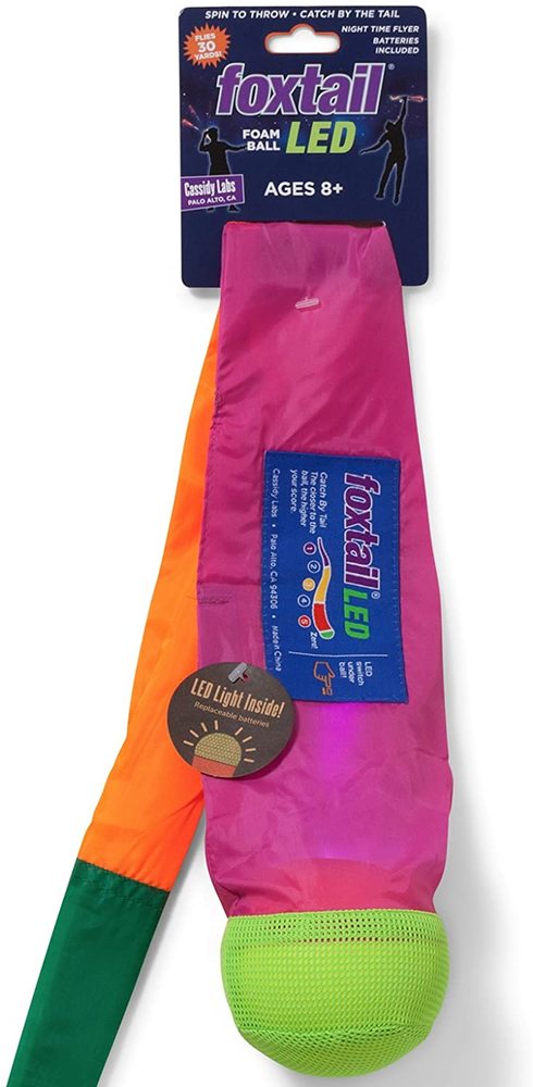 Foxtail LED Throwing Toy - Cassidy Labs - Blue Turtle Toys